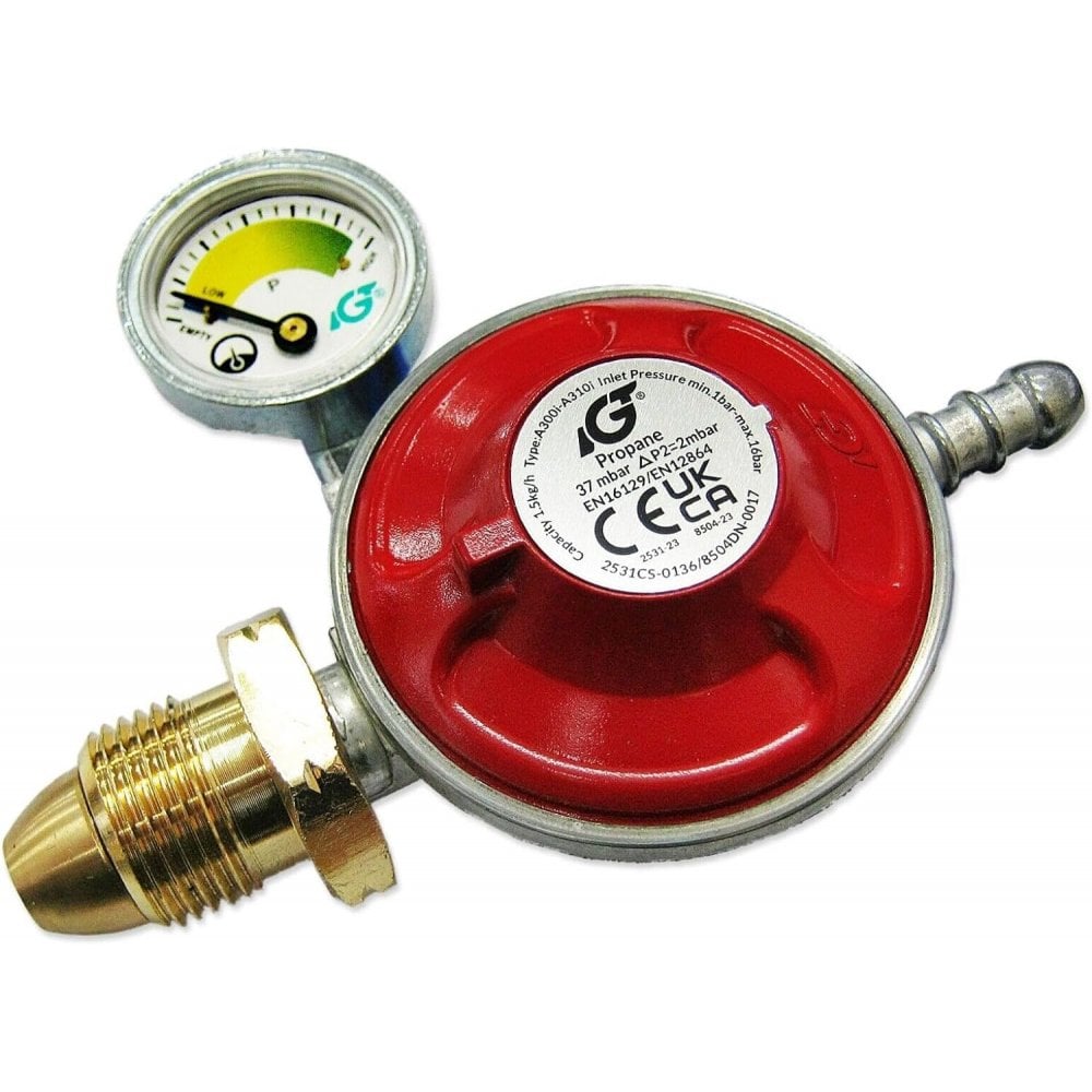 37mbar Propane Regulator with Manometer - Towler & Staines
