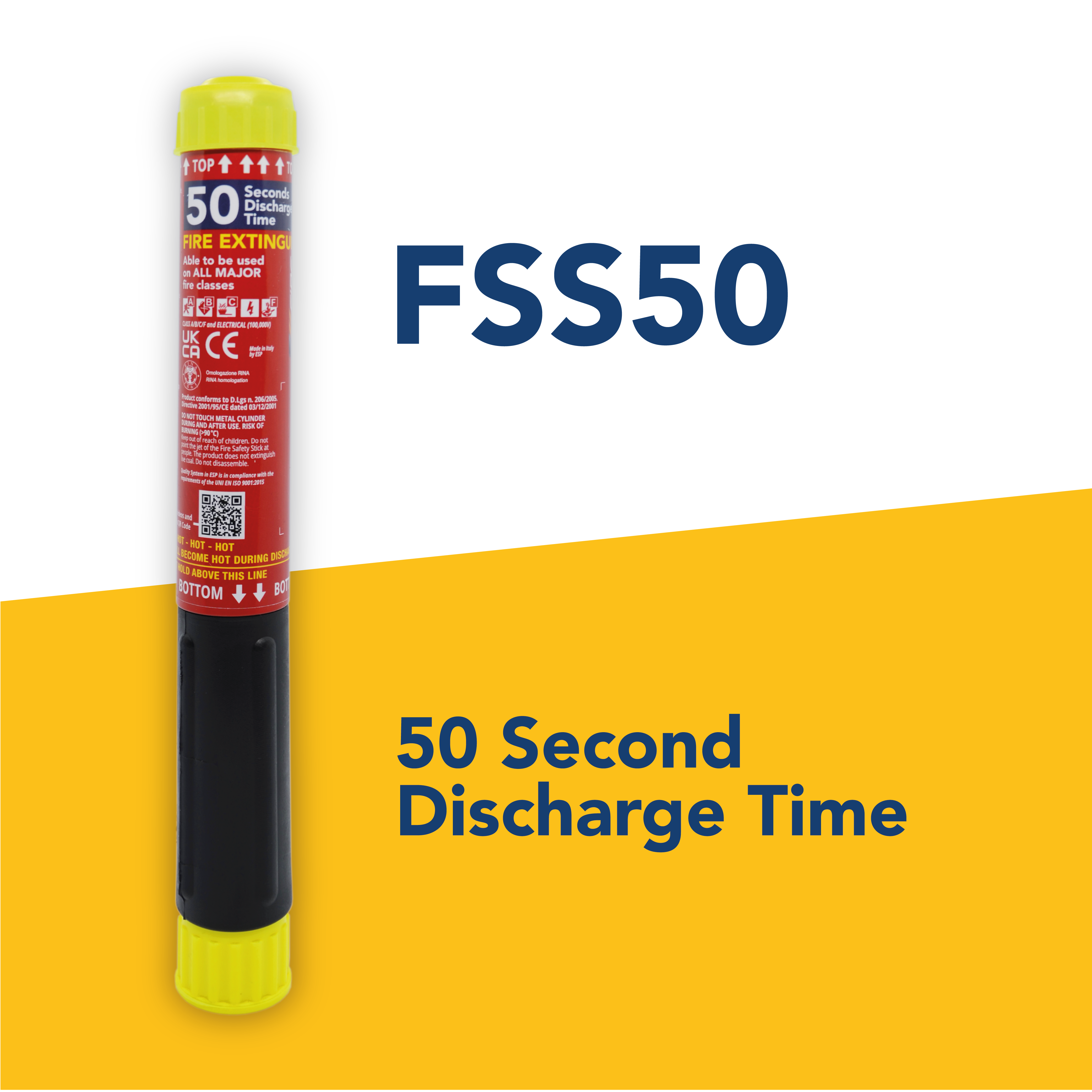 Fire Safety Stick 50 | Portable, Lightweight Fire Extinguisher - Towler ...